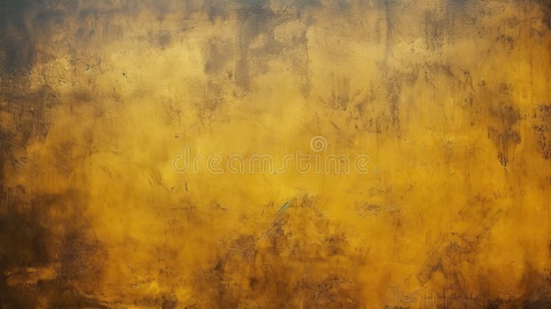 Texture of Yellow Paint and Rust on a Damaged Wall AI Generated Stock ...