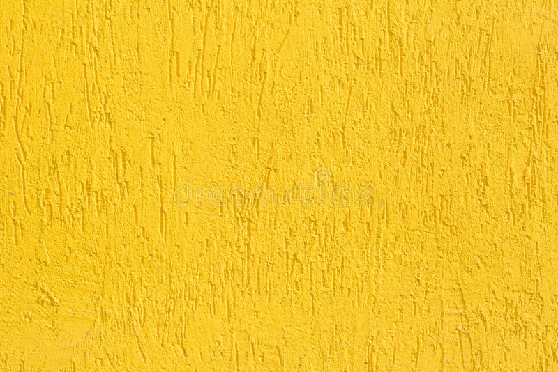 Texture of Yellow Wall with Plaster Stock Photo - Image of wallpaper ...
