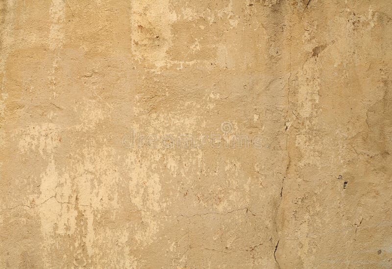 Texture of Yellow Wall Plastered Stock Photo - Image of texture ...