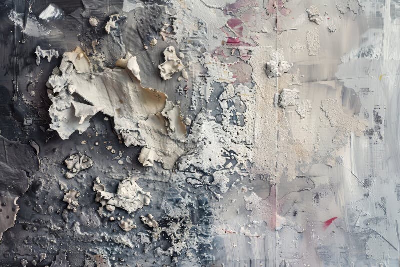 A Textured Abstract Artwork, with Layers of Paint and Tactile Surfaces ...