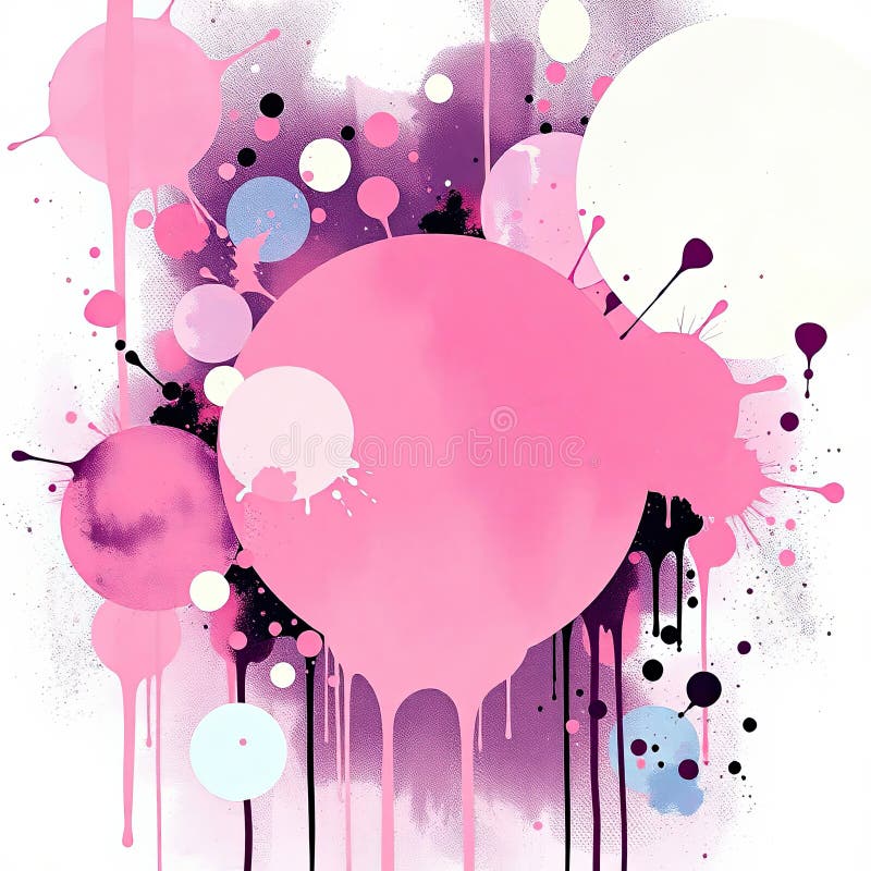 A Textured Abstract Backdrop Featuring Messy Ink Stains and Chaotic ...