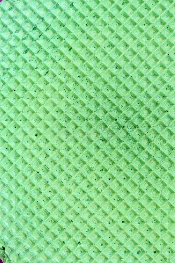 Textured Abstract Background. Colourfull Green Waffle. Close Up. Flat ...