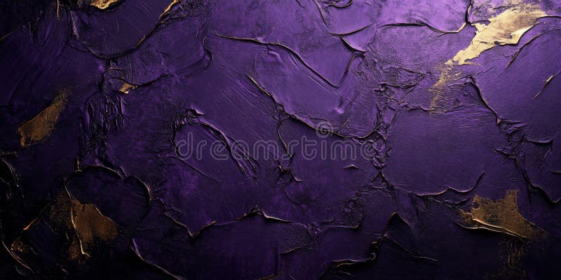 A Textured Abstract Background Featuring Deep Purple and Gold Tones ...