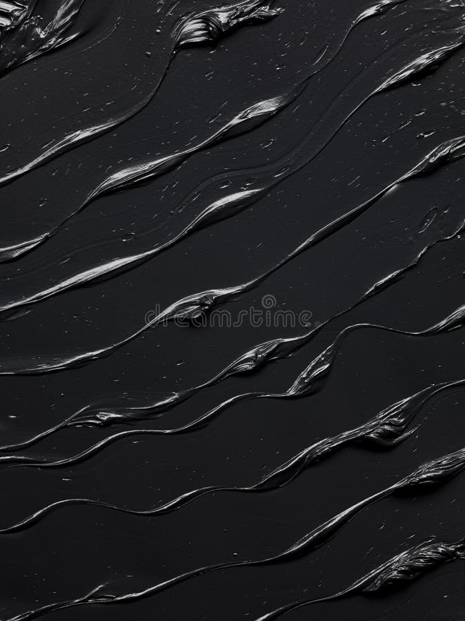 Textured Abstract Black Paint Stock Photo - Image of brush, smudge ...