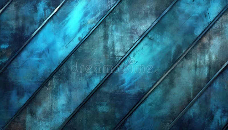 A Textured Abstract Blue Metallic Background with Diagonal Lines Stock ...