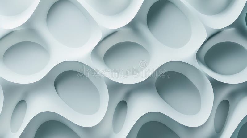 A Textured Abstract Design Featuring Smooth, Organic Shapes and Soft ...