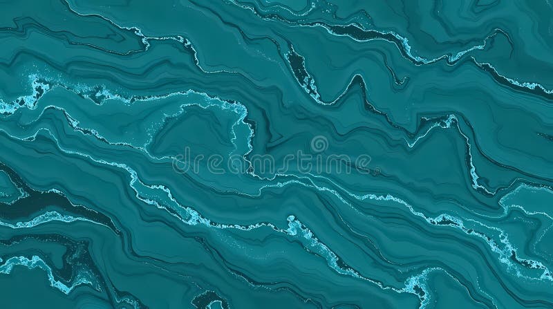 Textured Abstract Design Featuring Teal and Aqua Patterns in Dynamic ...