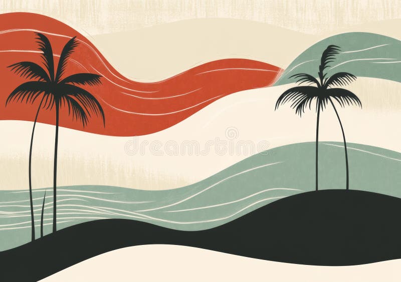 Textured Abstract Geometric Patterns, Four in Total, Divided into ...