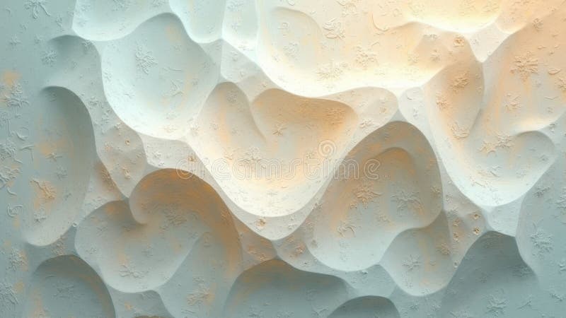 Textured Abstract Landscape with Soft Curves and Subtle Lighting Stock ...
