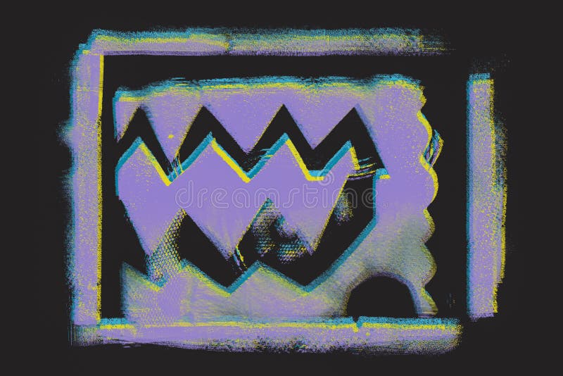 Textured Abstract Patch Isolated on Dark Background Stock Image - Image ...