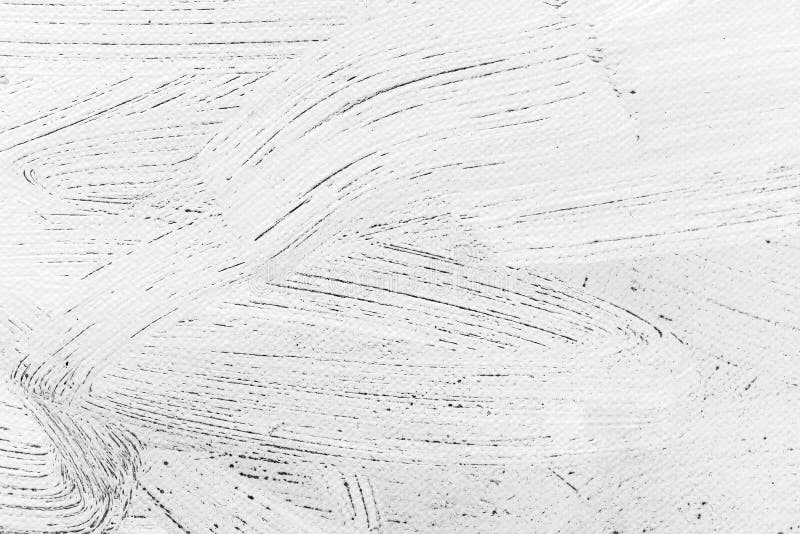 Textured Abstract White Canvas with Expressive Brush Strokes Stock ...