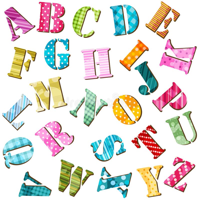 Textured alphabet stock vector. Illustration of design - 44944709