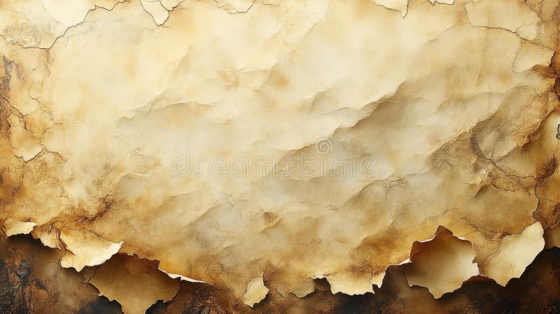 Textured Ancient Map Parchment with Cracked Details Stock Illustration ...