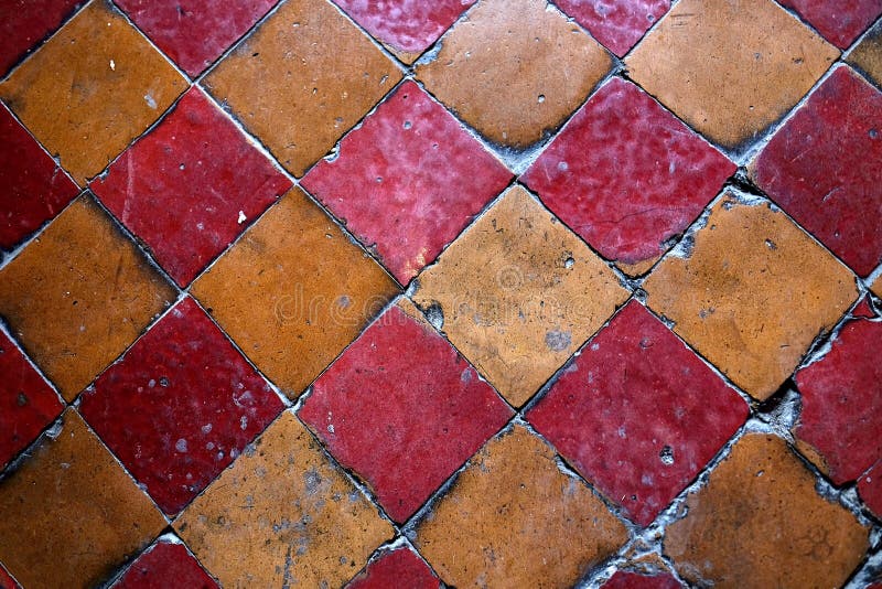 Simple Tile Shaped Background with a Grunge Texture Stock Image - Image ...