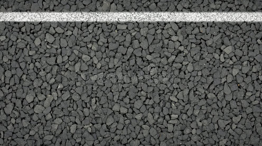 Textured Asphalt Surface with White Line for Construction and Road ...