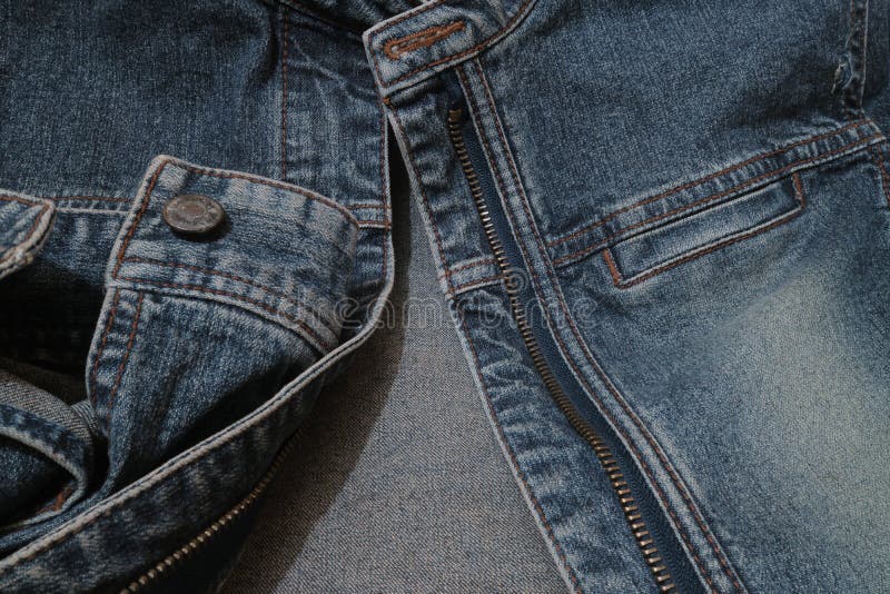 Textured Background of Blue Denim Jeans with Seam and Thread Stitch ...