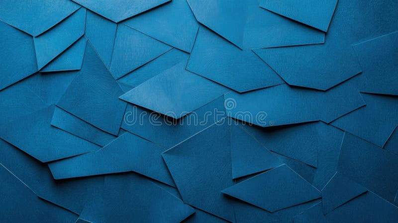 A Textured Background of Blue Triangles. Stock Image - Image of blue ...
