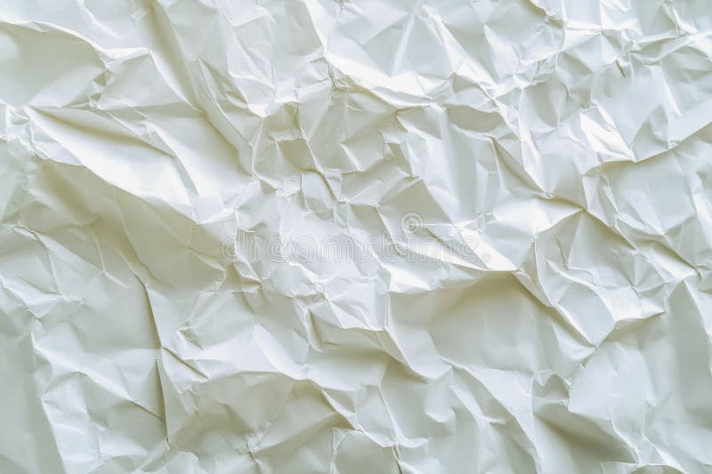 Textured Background of Crumpled White Paper for Creative Design Stock ...