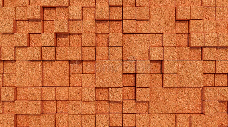 Textured Background of Cubes of Different Sizes Stock Illustration ...