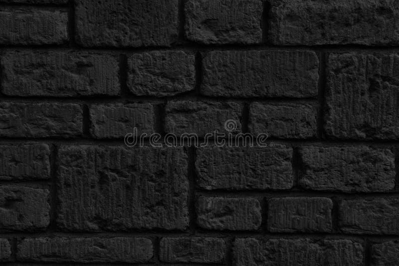 Textured Background of Dark Ancient Stone Blocks. Black Stone Wall ...