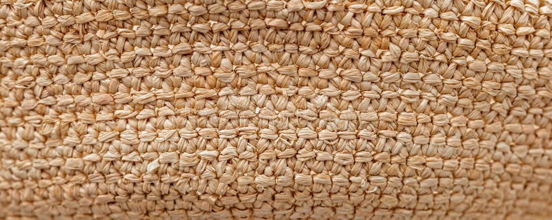 Textured Background Featuring Woven Straw Material with Intricate ...
