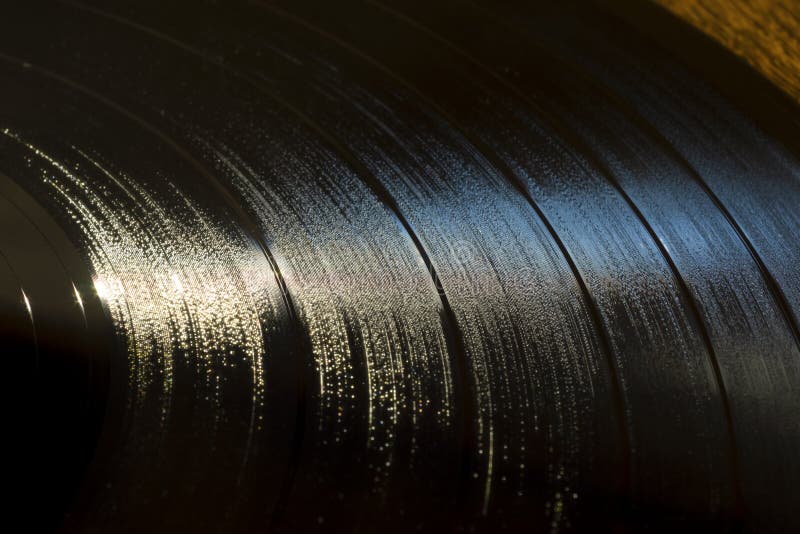 Textured Background of Grooves on Retro Vinyl Record Stock Image ...