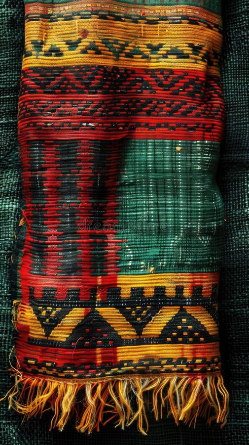 Textured Background with Handmade Textiles Featuring Traditional ...