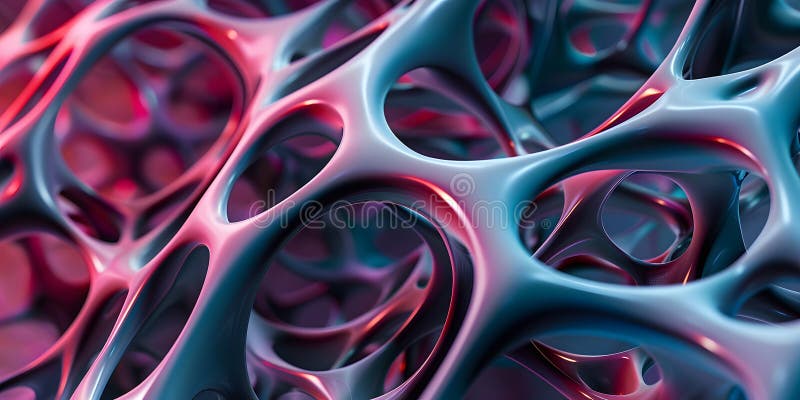 Textured Background with a Mosaic Pattern of Neurography in a ...