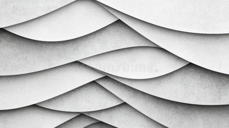 A Textured Background with Overlapping White Shapes. Stock Image ...