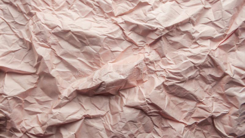 Textured Background of Pale Pink Crumpled Paper Suitable for Design ...