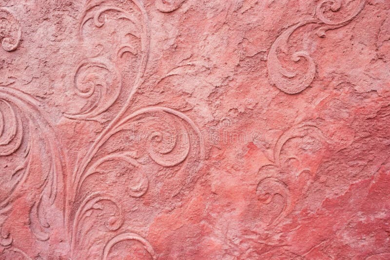 Pink Red Decorative Plaster Texture Abstract Background Stock ...