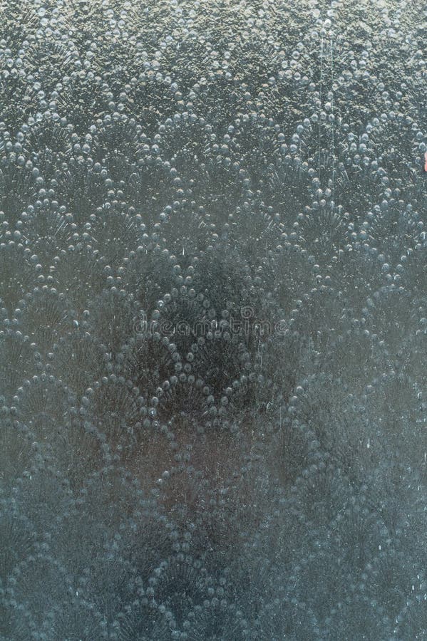 Textured Background Volume Pattern on an Old Window Glass Light Blue ...