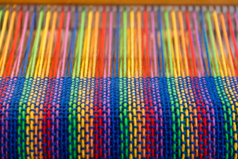 Comb Loom with Rainbow Colors and Diversity Flag Stock Image - Image of ...