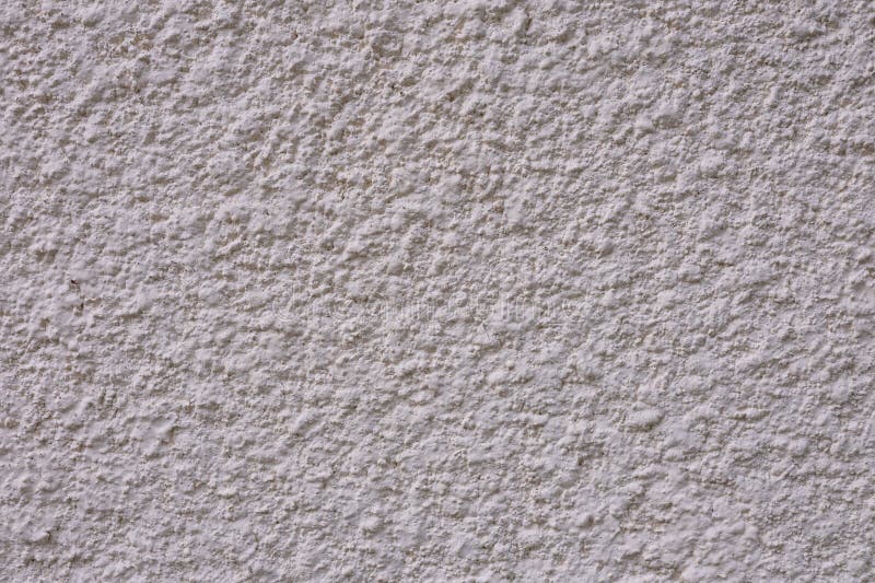 Textured Background of White Putty on a House Wall. Decorating the ...