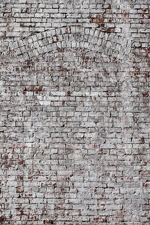 Textured Background of Whitewashed Bricks Stock Image - Image of ...