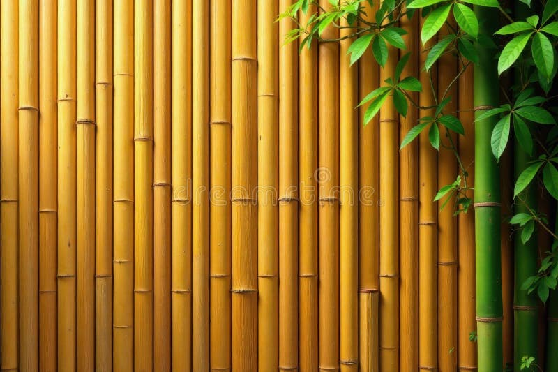Textured Bamboo Wall Background Natural Vertical Lines Summer Stock ...
