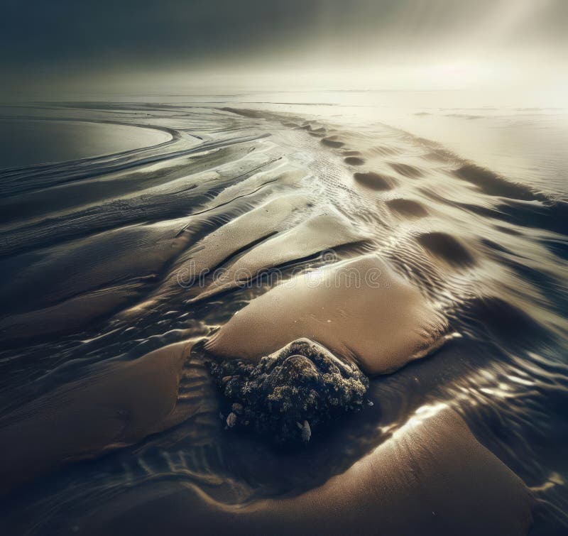 Textured Beach Sandscape stock illustration. Illustration of soft ...