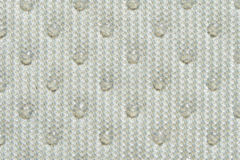 Textured Beige Fabric with Raised Dotted Pattern Close Up Stock Photo ...