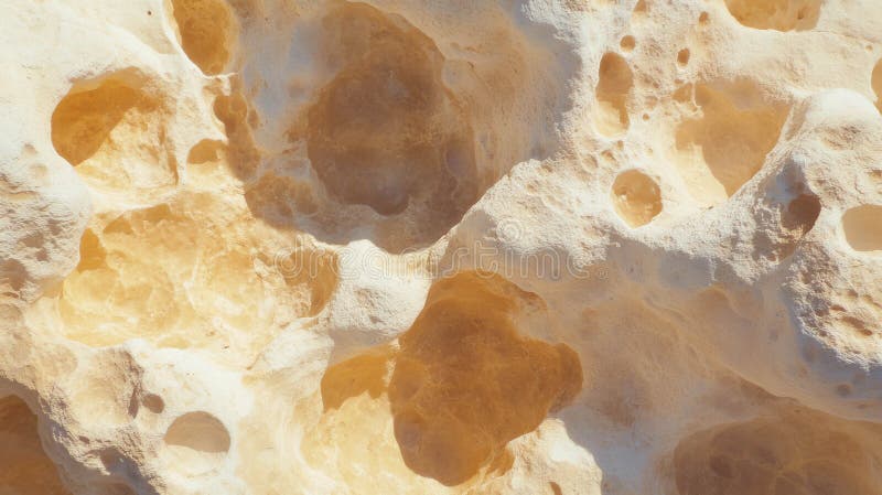 Textured Beige Limestone Surface with Natural Porosity Stock Illustration - Illustration of ...