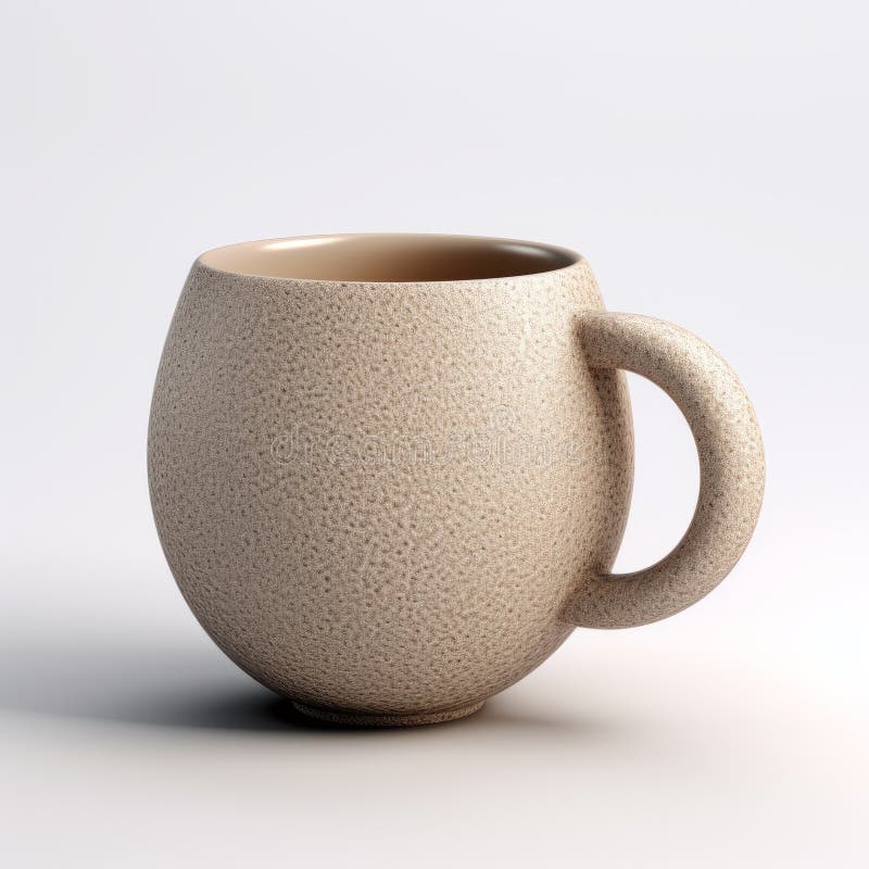 Realistic 3d Coffee Mug Model with Beige Texture and Dry Wit Humor ...