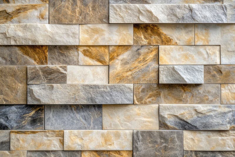 Textured Beige Stone Tile Pattern with Subtle Marble Finish. AI ...