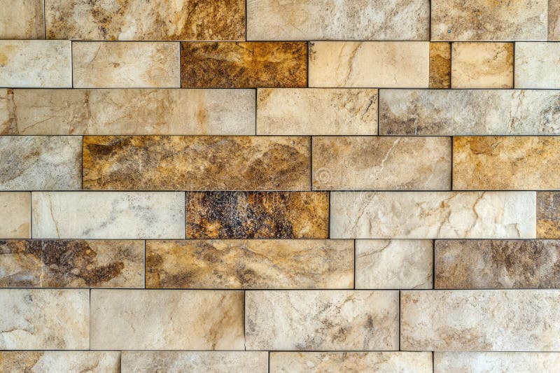 Textured Beige Stone Tile Pattern with Subtle Marble Finish. AI ...