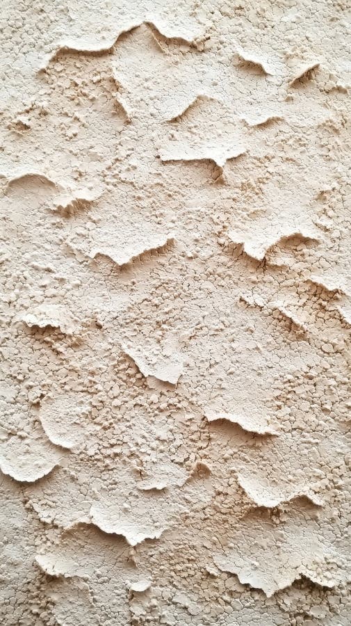 Textured Beige Wall with Peeling Plaster and Natural Patterns Stock ...