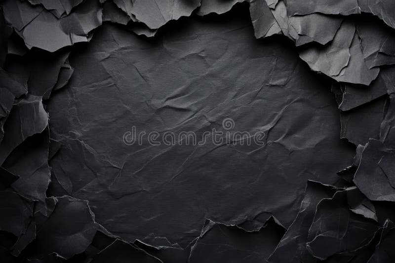 Textured Black Paper Backdrop with Sharp Details and Realistic Lighting ...