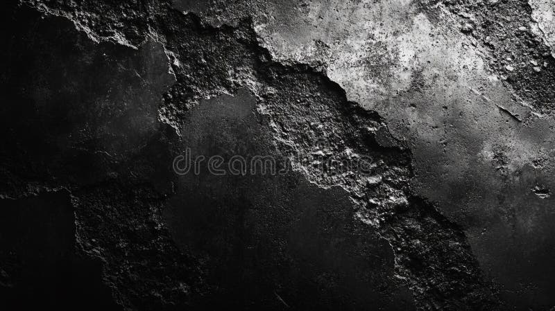 Textured Black Surface with Cracks and Rough Patterns in an Urban ...