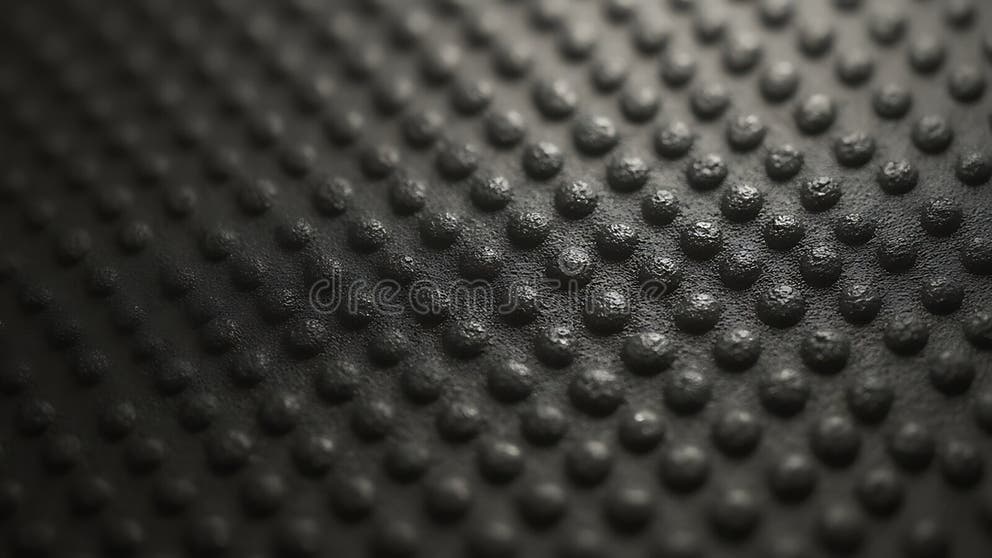 Textured Black Surface with Round Bumps Macro Close Up Stock ...