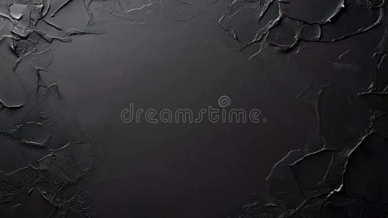 Textured Black Void: an Abstract Monochromatic Study of Depth, Surface ...
