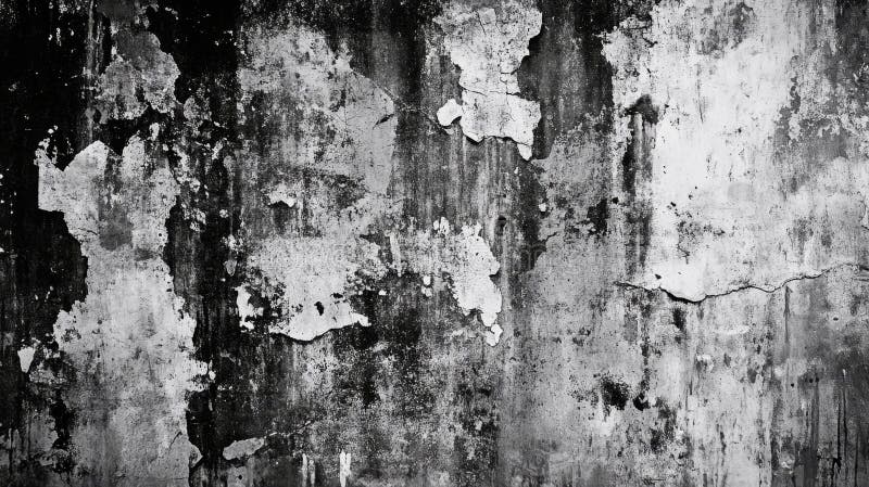 Textured Black and White Abstract Canvas with Raw Edgy Appearance Stock ...