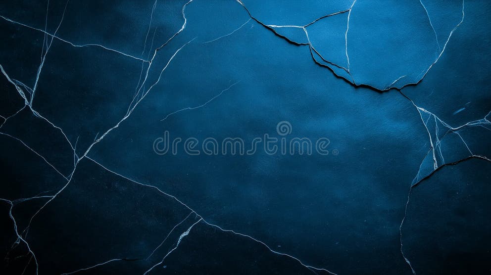 Textured Blue Background Featuring Cracks and Veins, Creating Striking ...