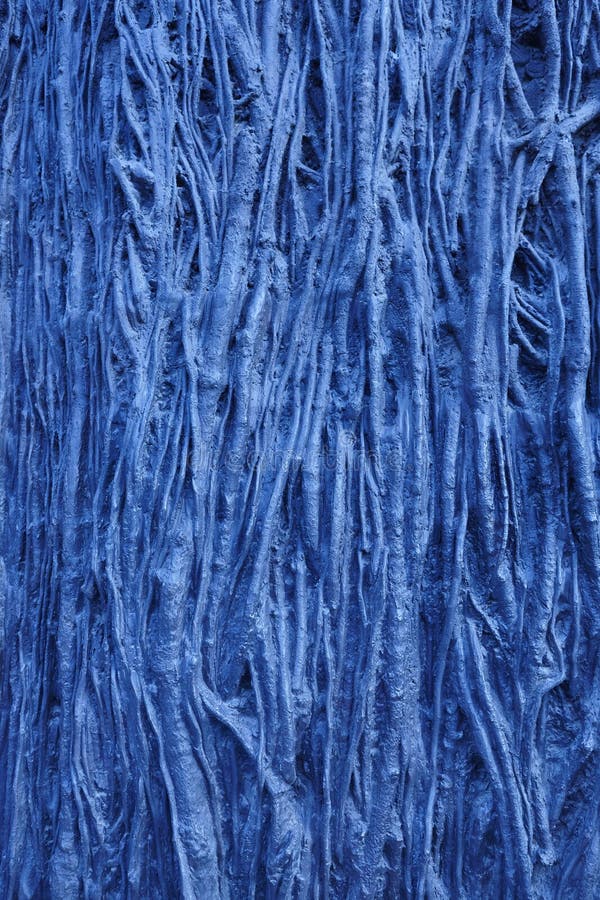 Textured Blue Background with Tree Roots Form. Nature Abstract Surface ...